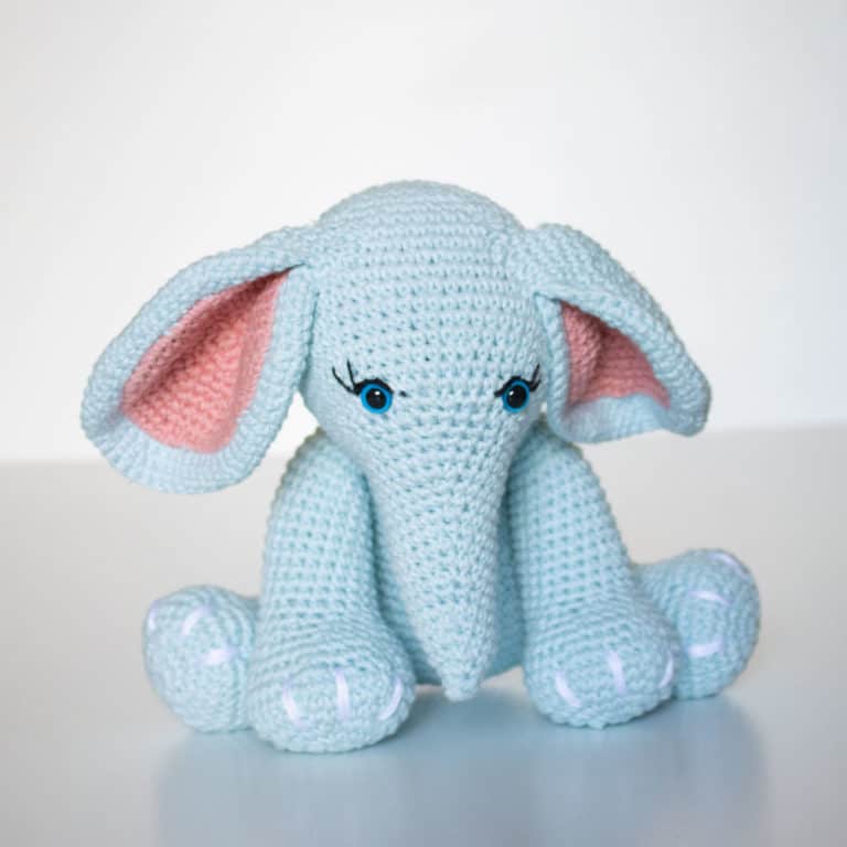 Crochet Elephant Pattern - Just A Little Crochet