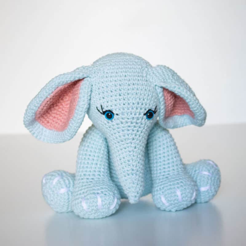 Crochet Elephant Pattern - Just A Little Crochet
