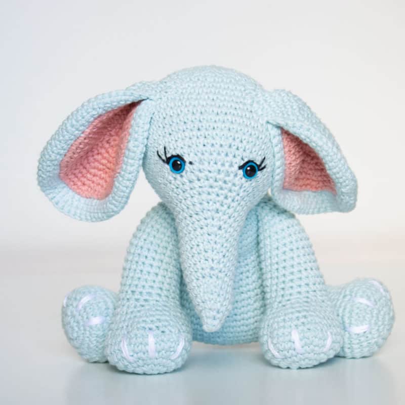Crochet Elephant Pattern - Just A Little Crochet