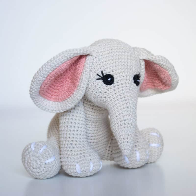 Crochet Elephant Pattern - Just A Little Crochet